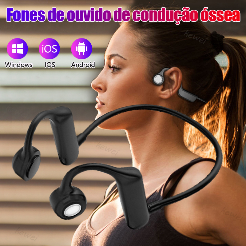 Conducción Ósea Bluetooth 5.0 Headsett Reducción De Ruido Auriculares ...