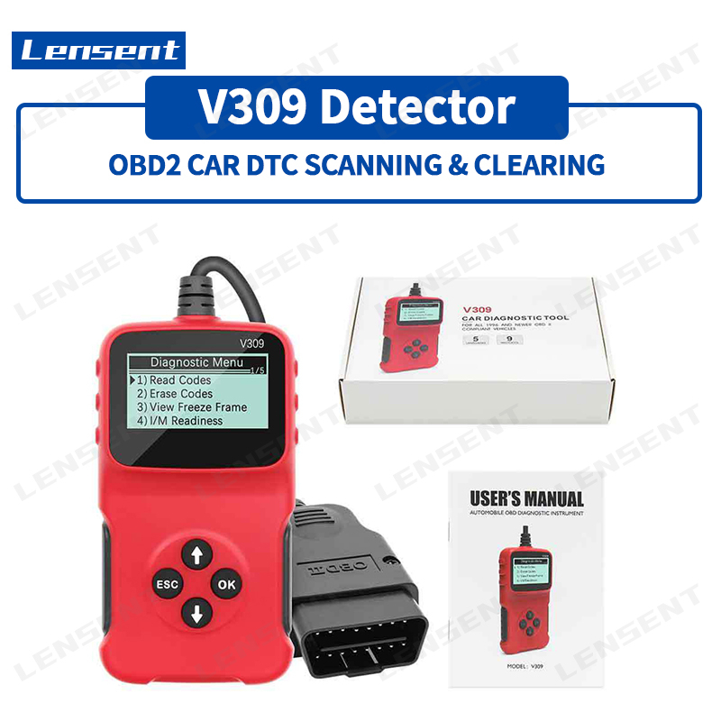 Lensent V309 OBD2 EOBD Escáner Lector De Código Probador De Datos ...