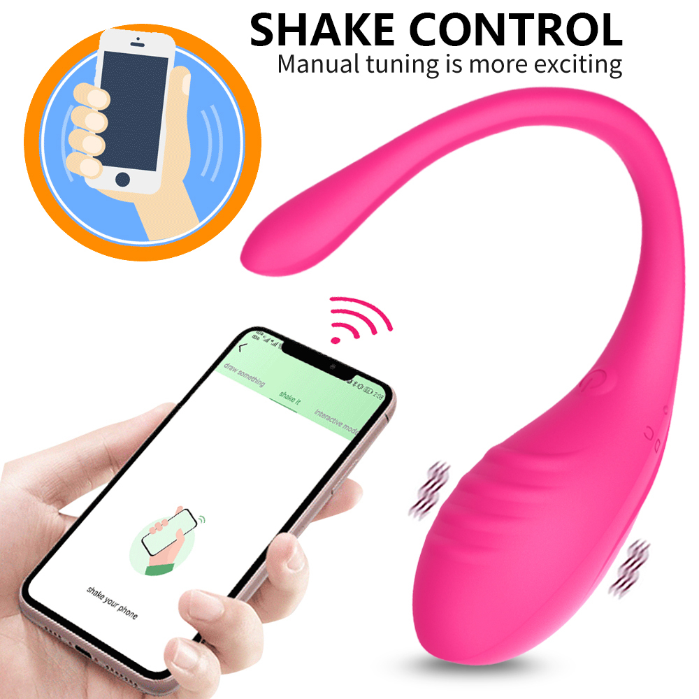 Vibrador Femenino Inalámbrico Bluetooth Punto G Mujer APP Control ...