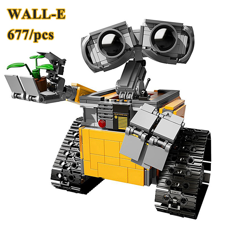 687 Piezas Ladrillos WALL-E Robot Set Compatible Lego Ideas Modelo Bloques De Construcción ...