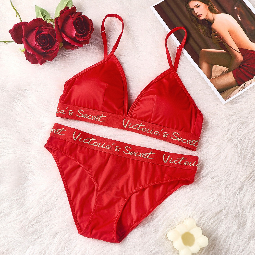 Victoria Secret 2 Piezas Conjunto De Lencería Sexy Diseño De Marca De ...