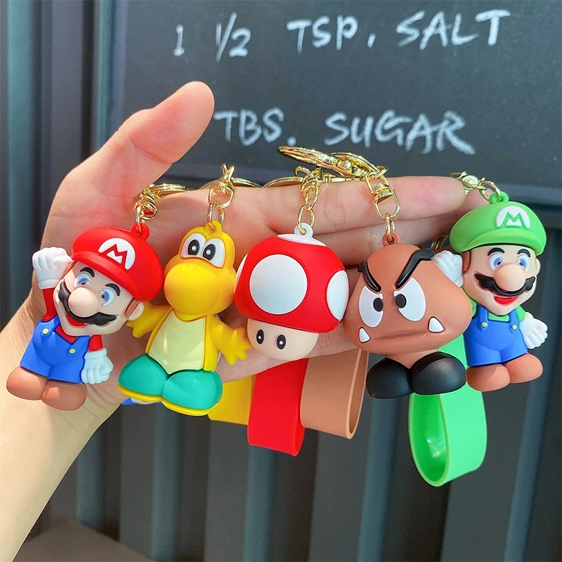 Llavero De La Serie Super Mary Para Mario Bros Luigi Sapo Yoshi Bowser ...