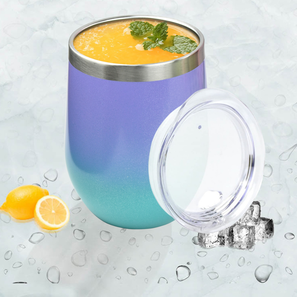 Vaso Térmico De Acero Inoxidable Taza Termica Frio y Caliente Para Cafe Con Tapa Hermética 12oz ...