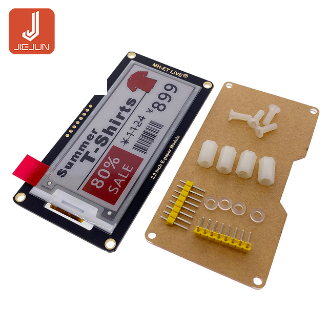 2.9 2.9 Pulgadas Epaper Módulo E-Papel Ink Pantalla De Visualización SPI Soporte Para Arduino ...