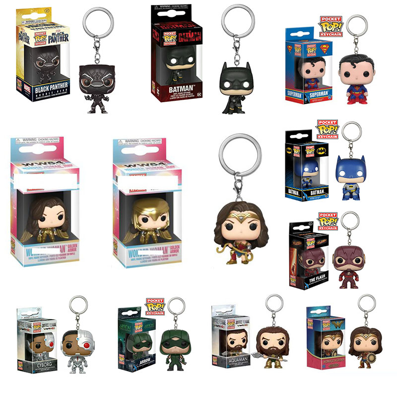 Llavero Funko pop DC Aquaman Superman Wonder Woman flash batman ...