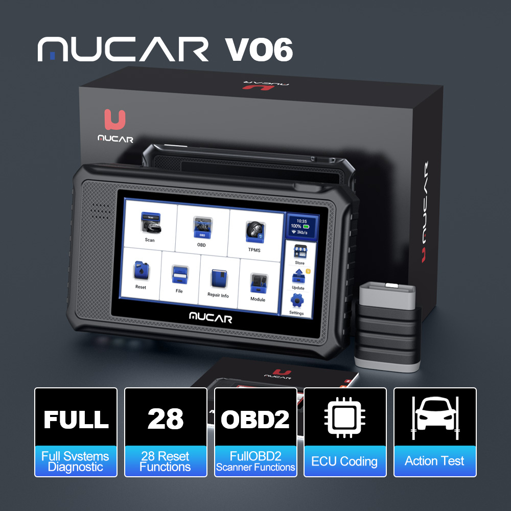 MUCAR VO6 OBD2 Escáner 28 Funciones Especiales 2023 Nueva Herramienta ...