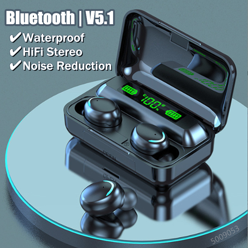 F9-5 Auriculares Inalámbricos Bluetooth 5.0 TWS HiFI Estéreo Audífonos Para Android IOS | Shopee ...
