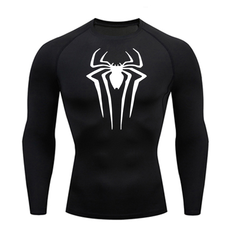 Camisa De Compresión De Manga Larga Protección Solar Atlético Segunda