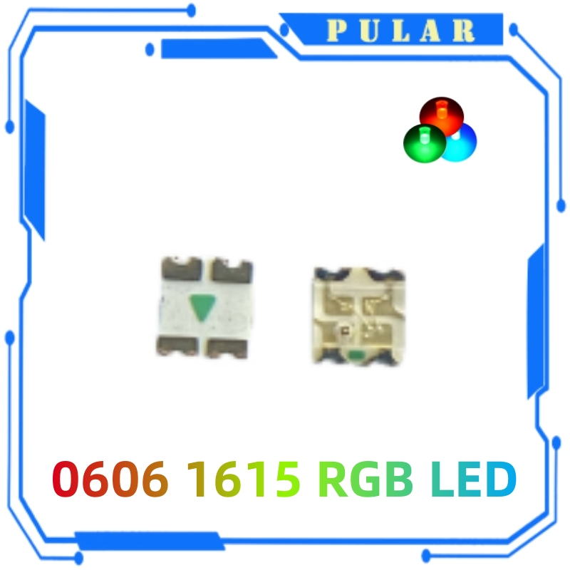 100pcs SMD LED RGB Diodo 3528 5050 1206 0402 0603 3535 2121 Alto Brilho ...