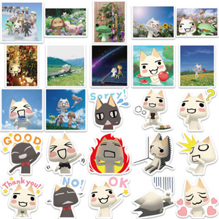 50pcs Pegatinas Toro Inoue Cat Kawaii Graffiti Dibujos Animados ...