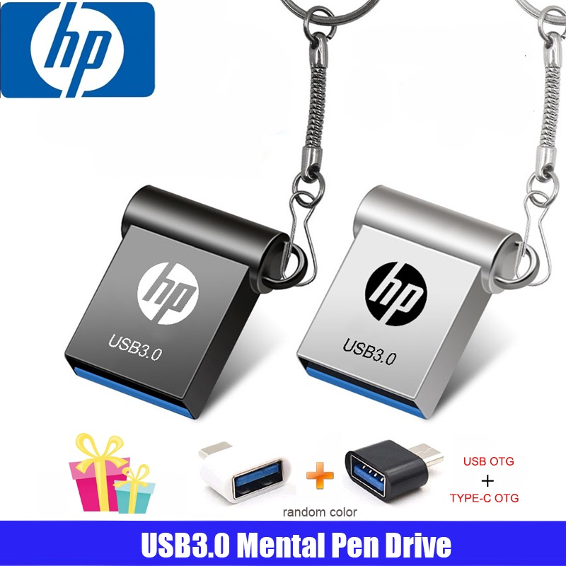 Mini Unidad De Pluma Mental HP 128GB/256GB/512GB/1TB/2TB Flash USB3.0 ...