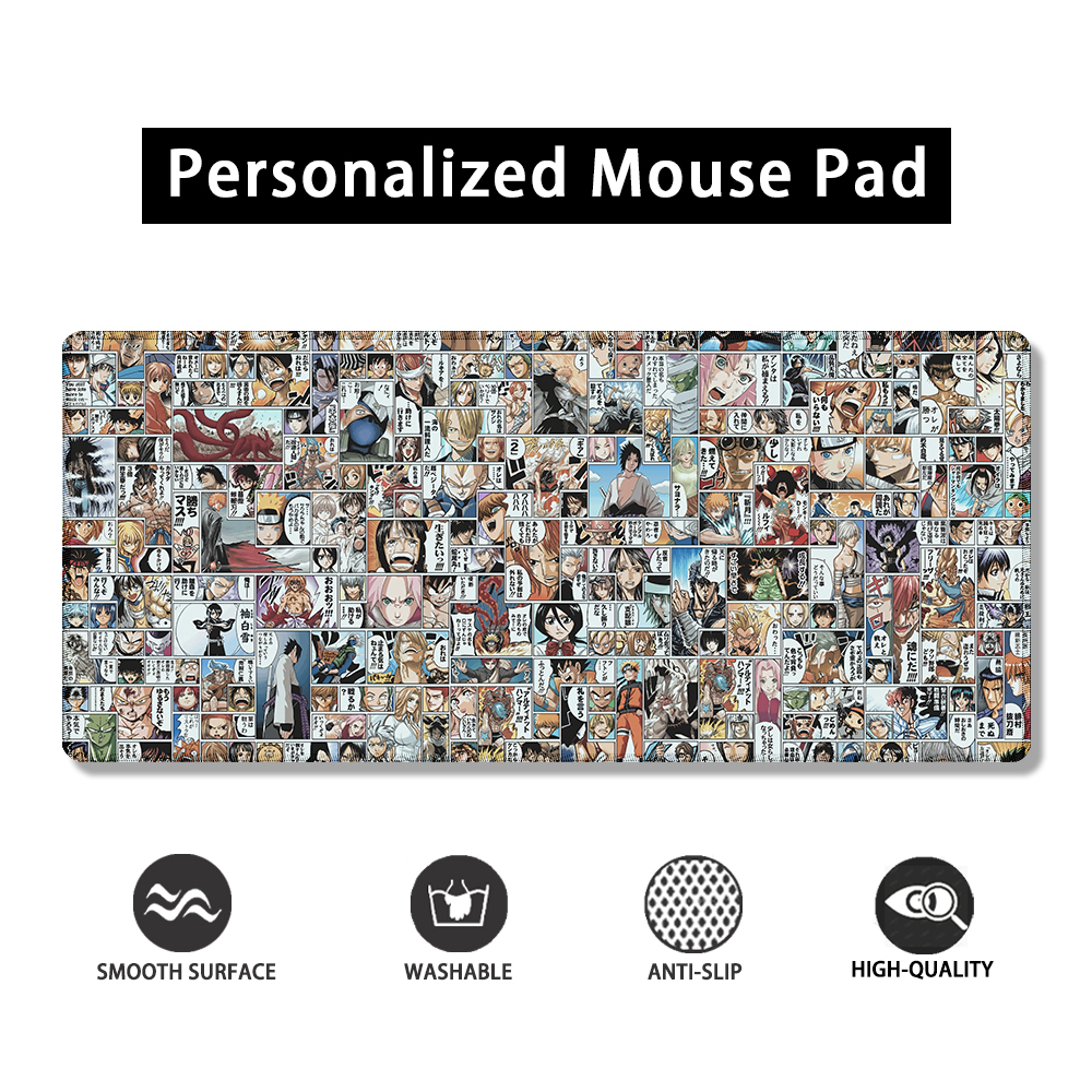 Alfombrilla De Ratón Anime Comics Extended mousepad Impermeable Diseño ...