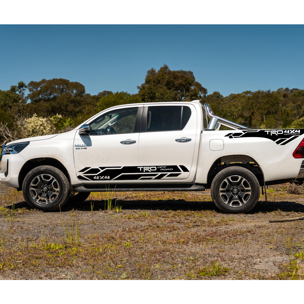 4Pcs Toyota Tacoma TRD Sport 4x4 PANEL Balancín Y Cama Vinilo Adhesivo Kit De Gráficos | Shopee ...