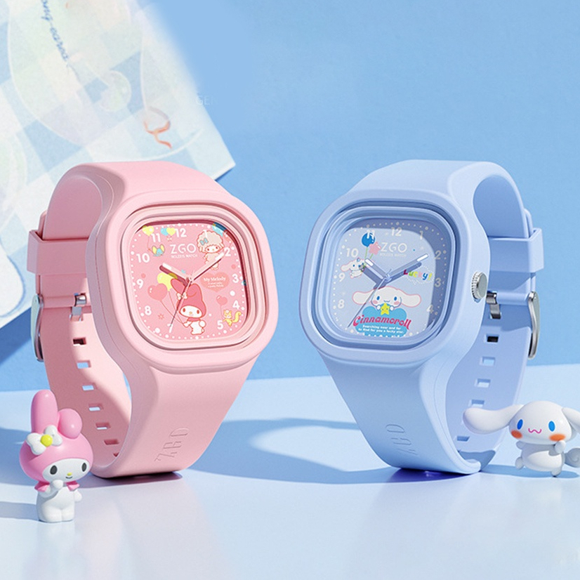 Sanrio Cartoon My Melody Watch Cute Kuromi Estudiantes Reloj De Cuarzo ...