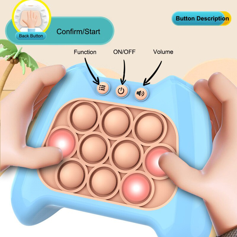 Pop It Pro Quick Push Bubbles Juego Consola De Juegos Serie Juguetes ...