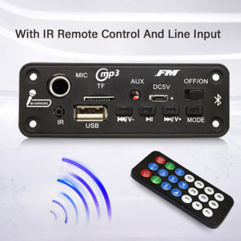 Módulo De Reproductor De Mp3 Estéreo Inalámbrico Mp3 Placa ...
