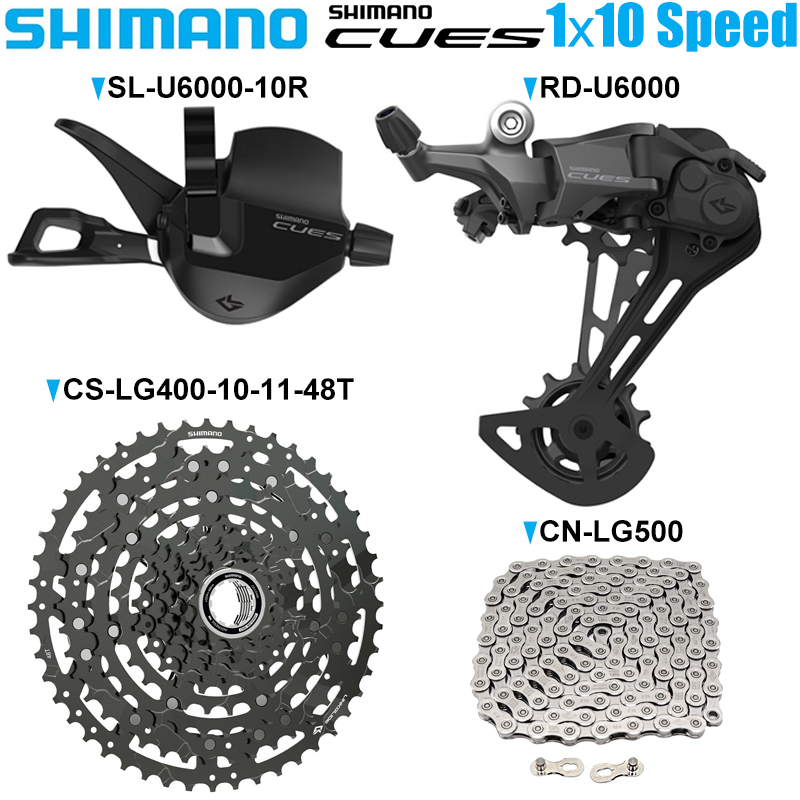 Shimano Cues U6000 1x10 Speed Groupset SL-U6000-10R RD CS-LG400-10 CN-LG500 | Shopee México