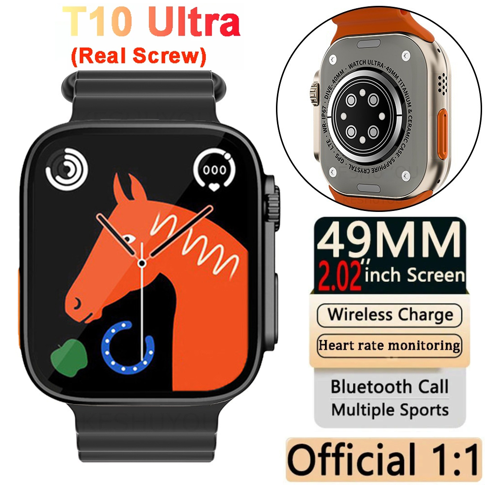 Smartwatch T10 Ultra 2023 Nueva Serie 8 Smart Watch 2.09 Pulgadas HD 49mm Bluetooth Con ...