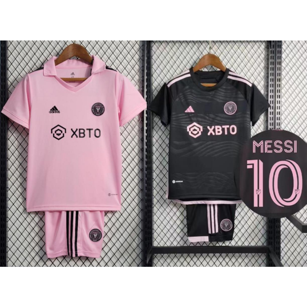 Nuevo 2023/2024 Camiseta de Fútbol Para Niños Inter Miami Messi ...