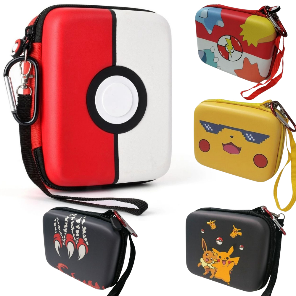 Pokemon Caja De Cartas De Oro Letras Juego Españolas Metalicas ...