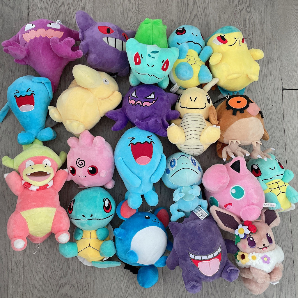 Pokémon Muñecos De Peluche Juguetes Pikachu Gengar Bulbasaur Charmander ...