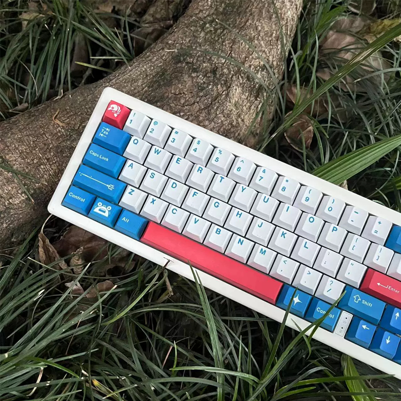 GMK keycaps Gundam Actualizado 131 Teclas PBT De Cinco Caras De Sublimación De Tinta Perfil De ...