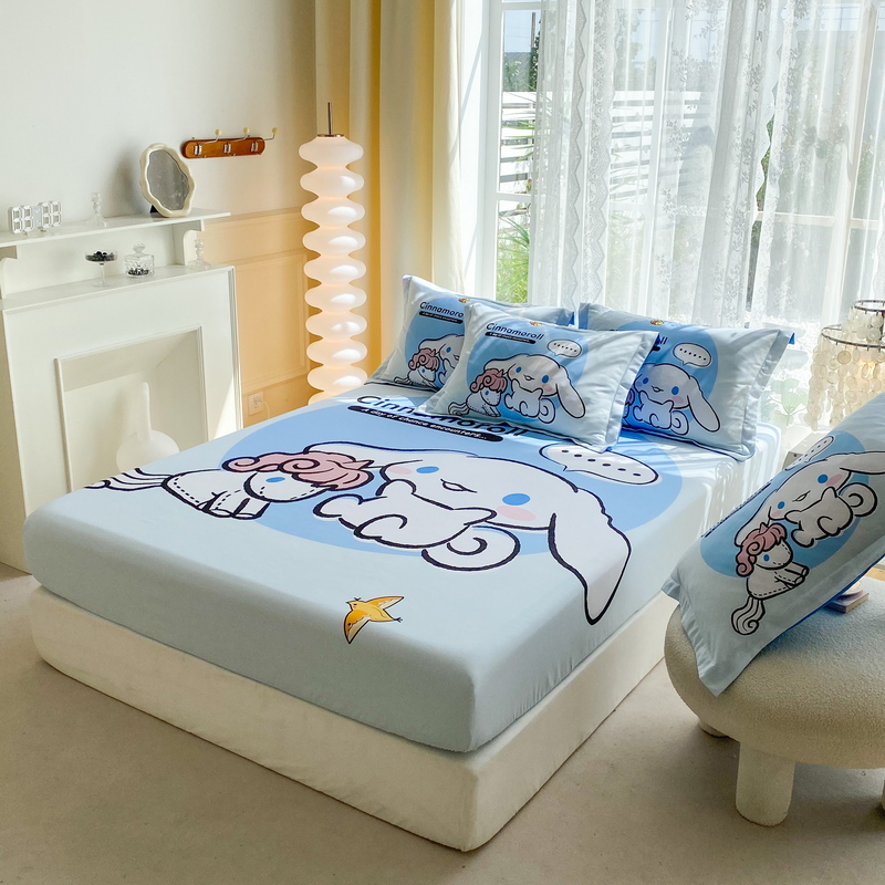 Sábana De Cama Linda Hello Kitty Sanrio Melody Kuromi Cinnamoroll Rosa ...