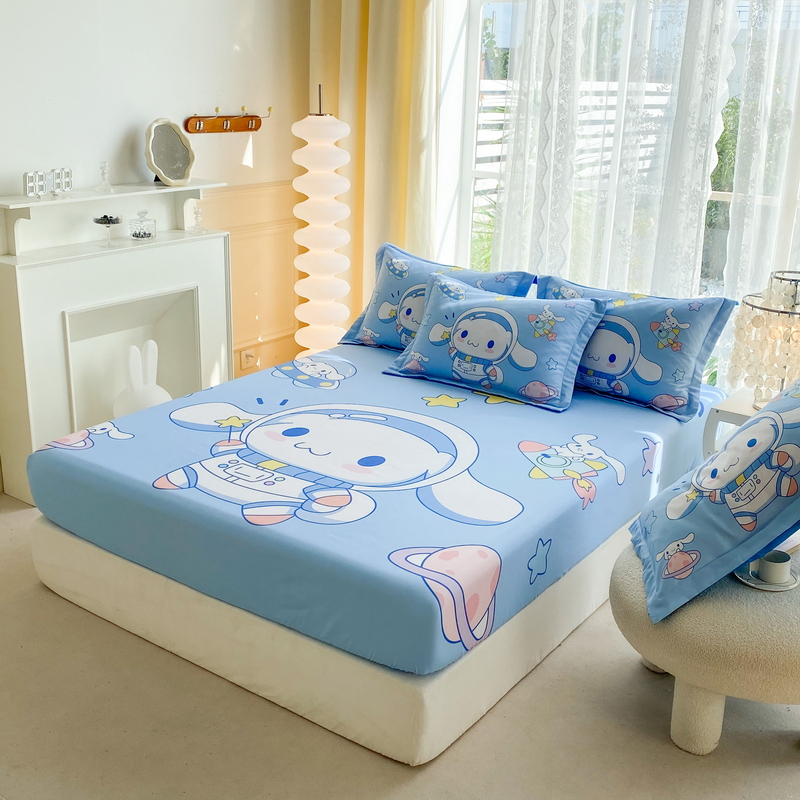 Sábana De Cama Linda Hello Kitty Sanrio Melody Kuromi Cinnamoroll Rosa ...