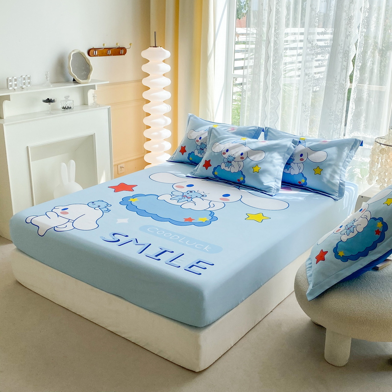 Sábana De Cama Linda Hello Kitty Sanrio Melody Kuromi Cinnamoroll Rosa ...