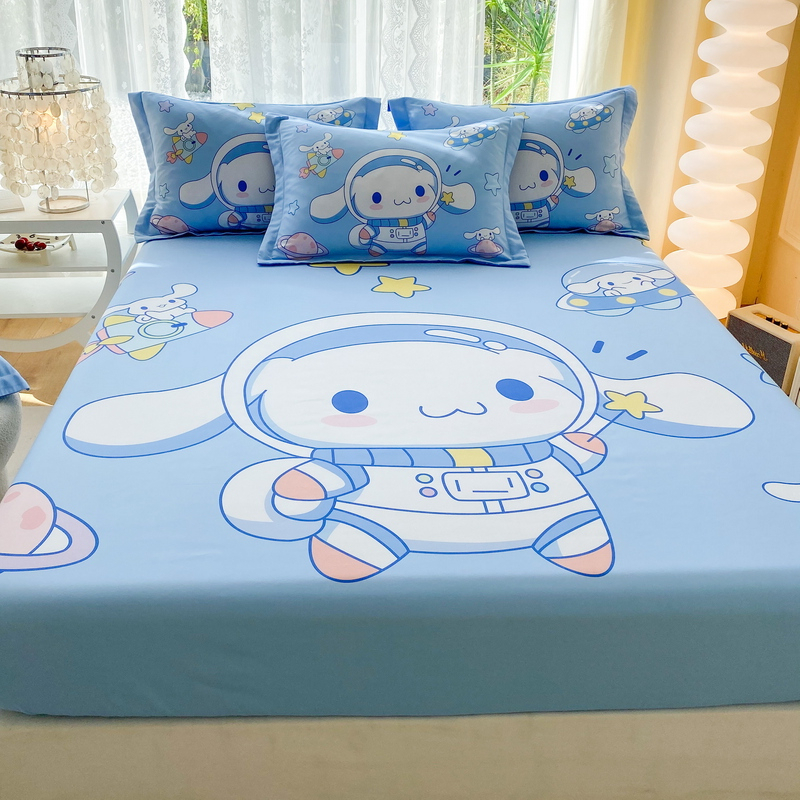 Sábana De Cama Linda Hello Kitty Sanrio Melody Kuromi Cinnamoroll Rosa ...