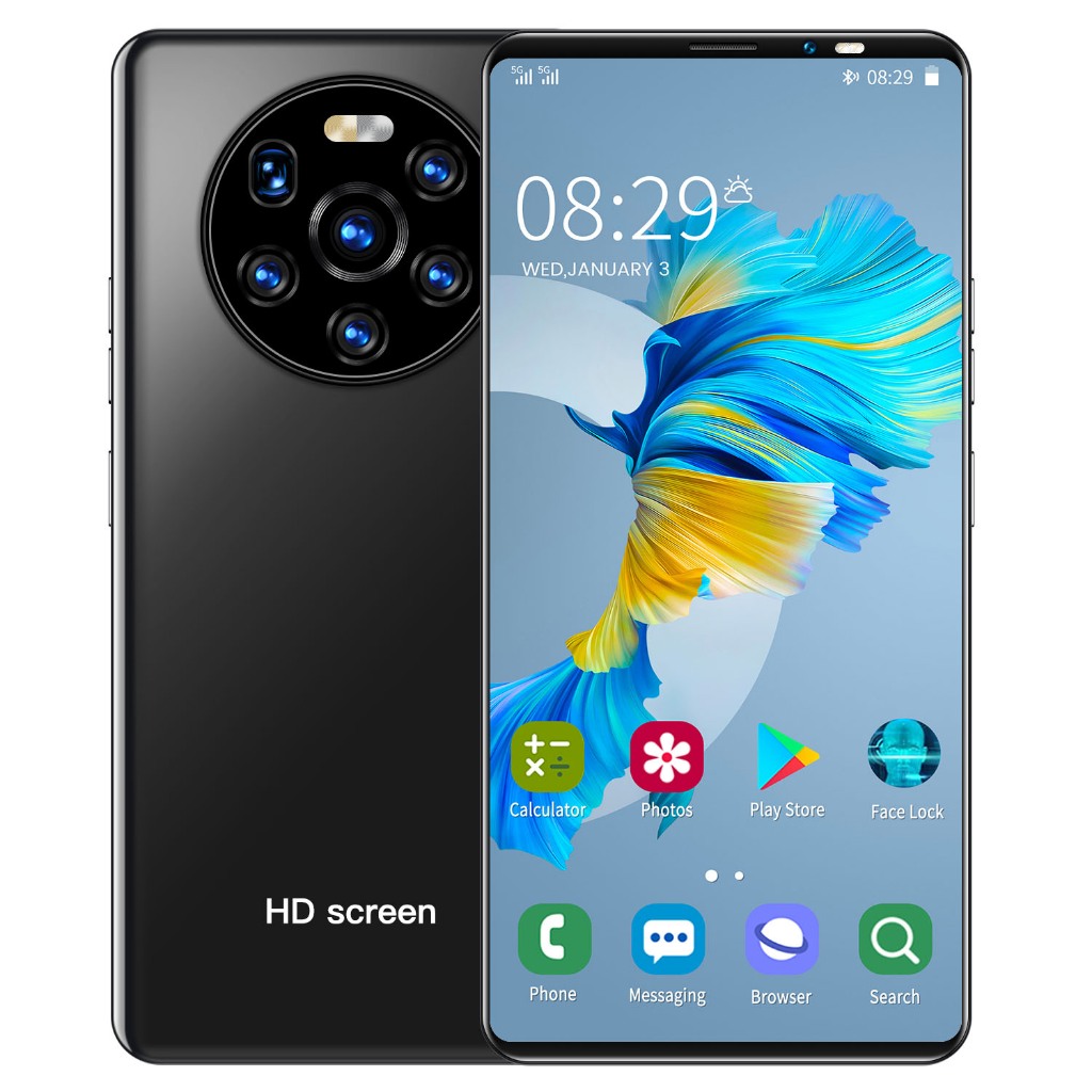 Nuevo Mate50 Pro 4G/5G Smartphone 5.8inch Memoria De Pantalla Ultra Clara 4 + 64GB Batería ...