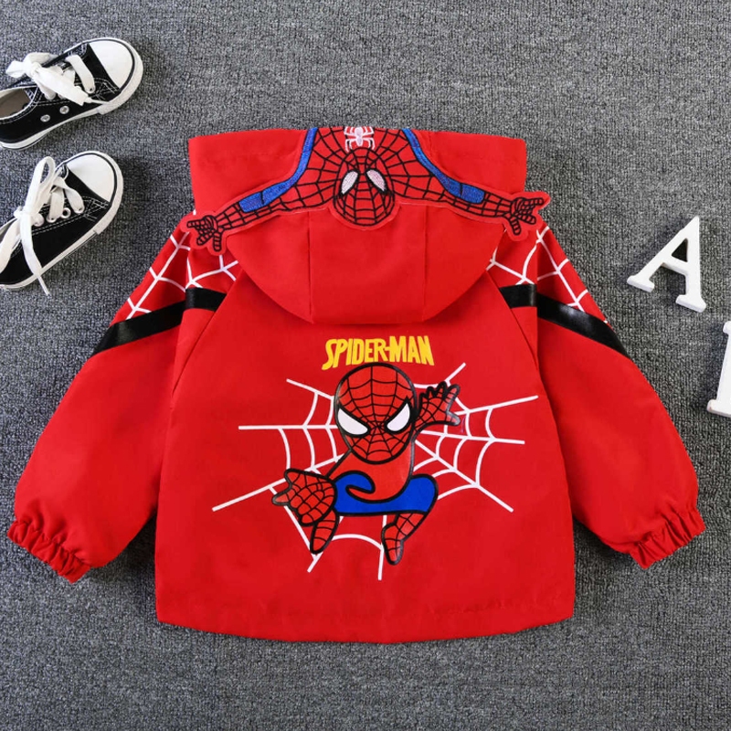 Chamarra Con Capucha Para Niños De 1 A 8 Años De Hombre Araña De ...
