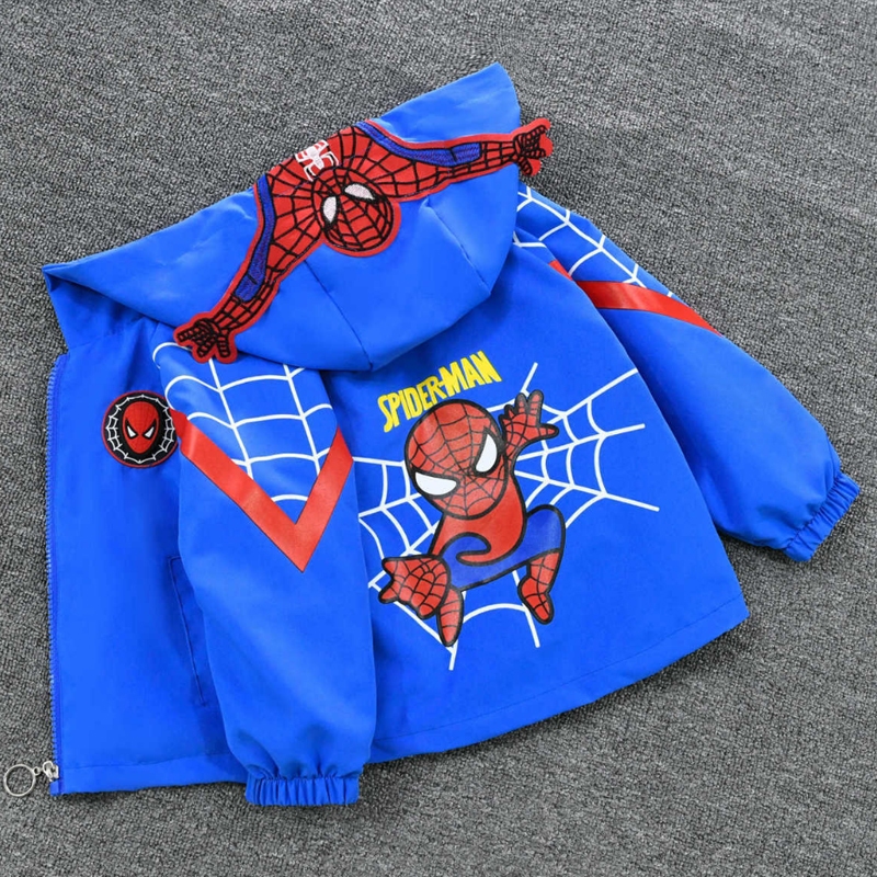 Chamarra Con Capucha Para Niños De 1 A 8 Años De Hombre Araña De ...