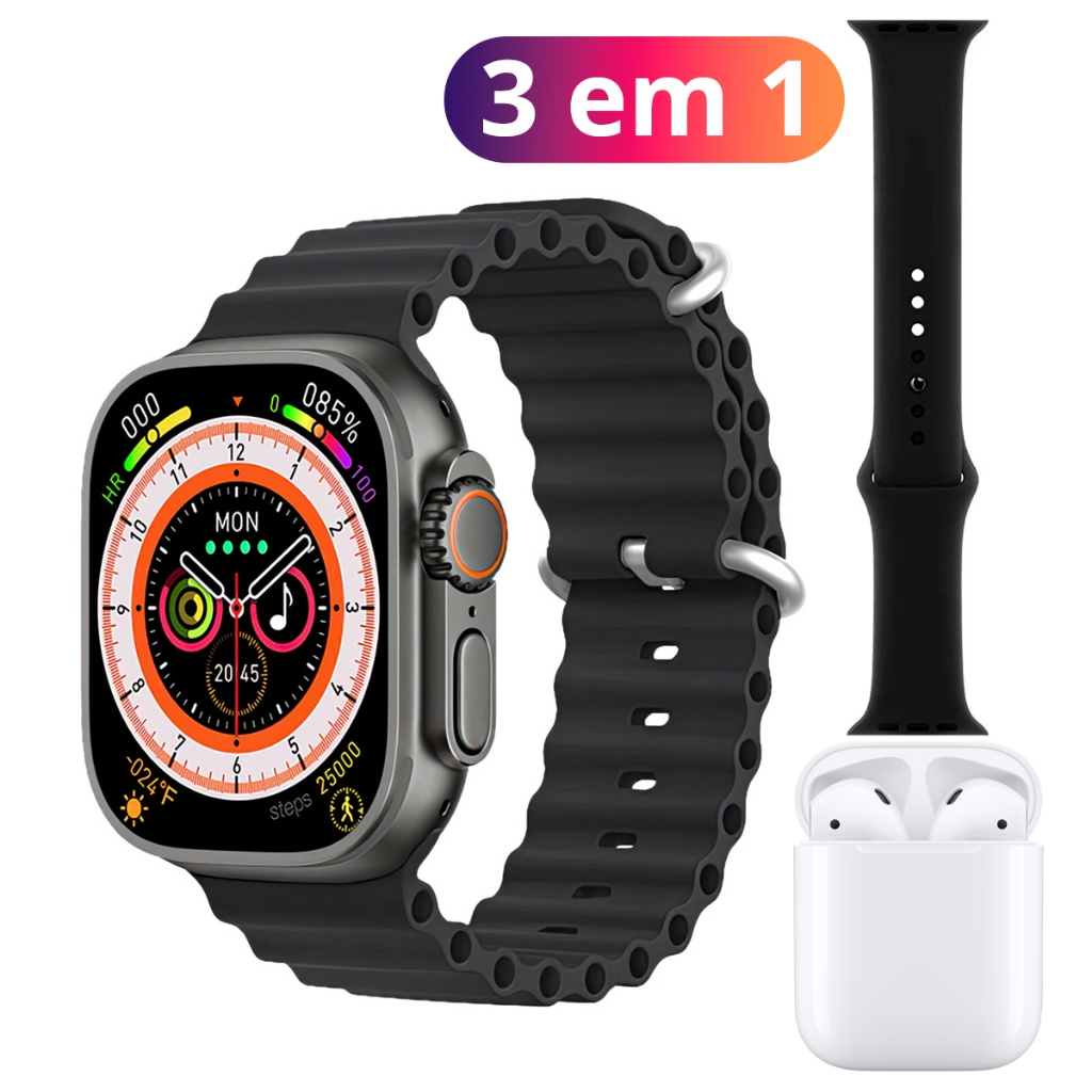 W26 Ultra Max Smart Watch TWS 3 en 1 auriculares BT llamada reloj ...