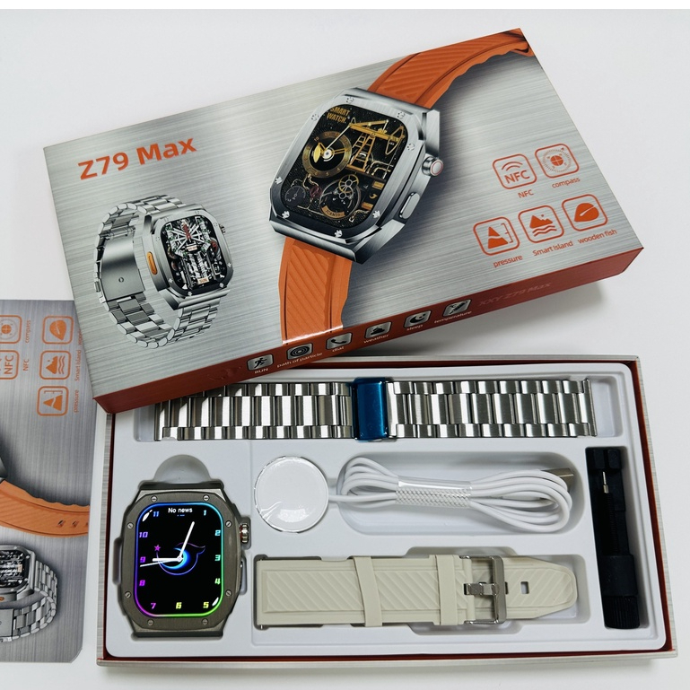 Z79 Max Smart Watch Pantalla Grande De 2,1 Pulgadas Detección De Altitud Y Presión Atmosférica ...