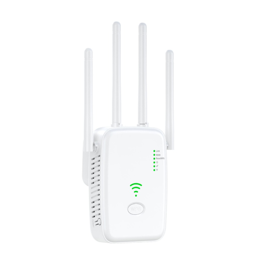 Repetidor WiFi Inalámbrico De 1200Mbps Amplificador De Señal De Doble ...