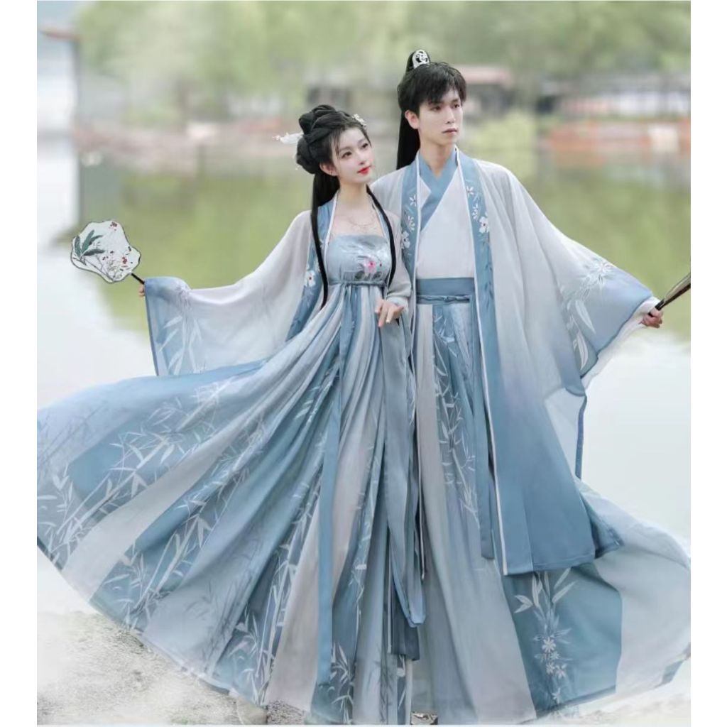 Hanfu Hombres Mujeres Pareja Estilo Hanfu 2023 Conjunto Completo Hecho ...