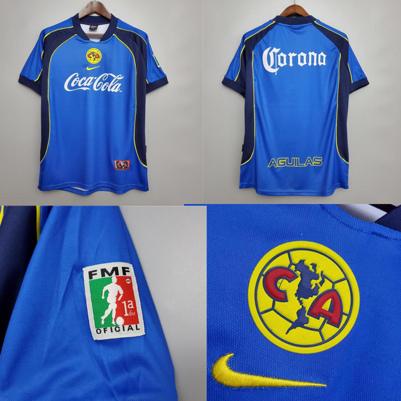 Retro Club America Home 2001/02 Camiseta De Fútbol Para Hombre Edición ...
