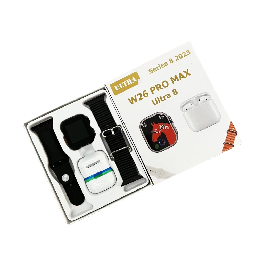 Original w26 Pro Max Smartwatch TWS Auricular 2 En 1 BT Llamada Reloj ...