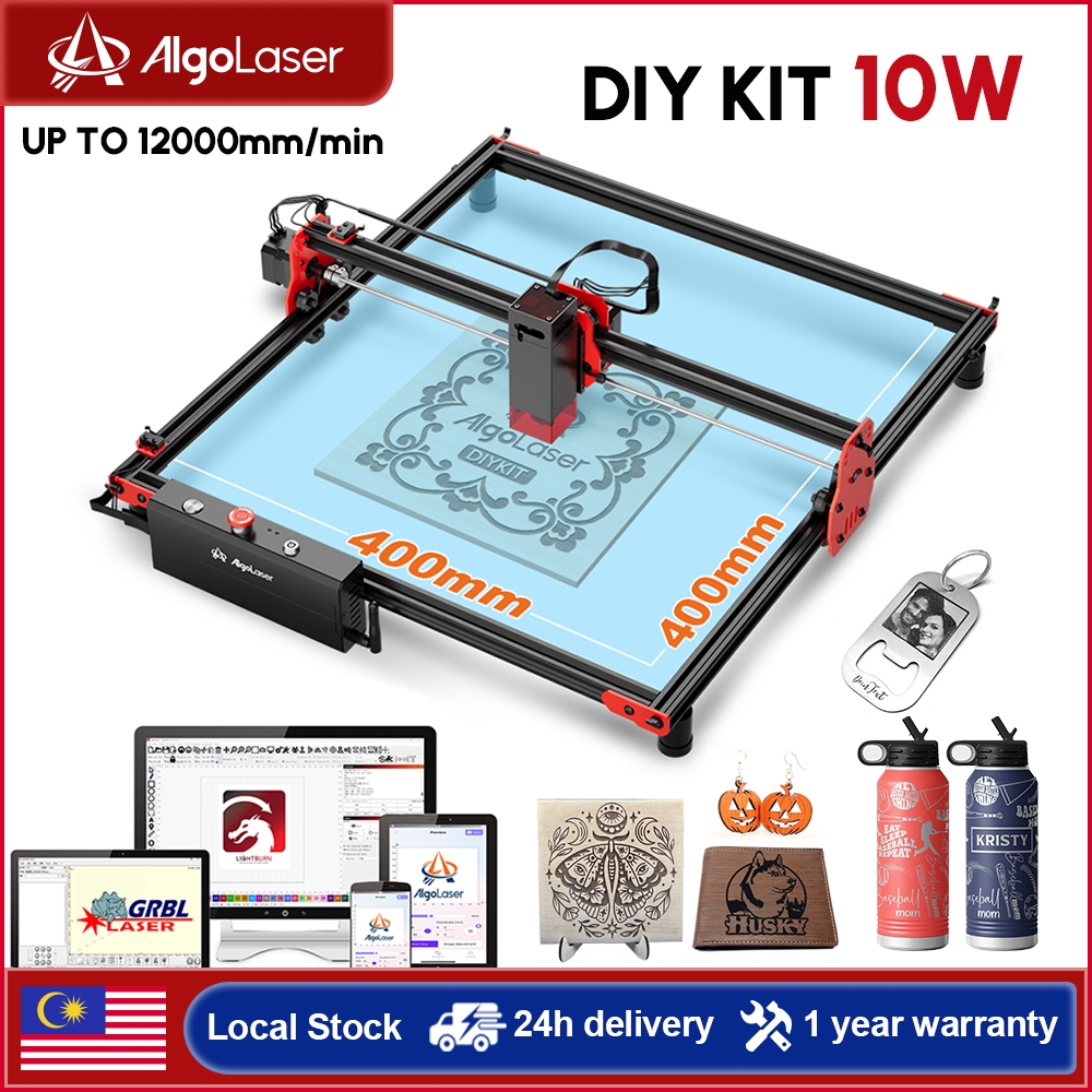 Algolaser 10W DIY Láser Grabado Máquina De Corte Diodo Grabador De ...