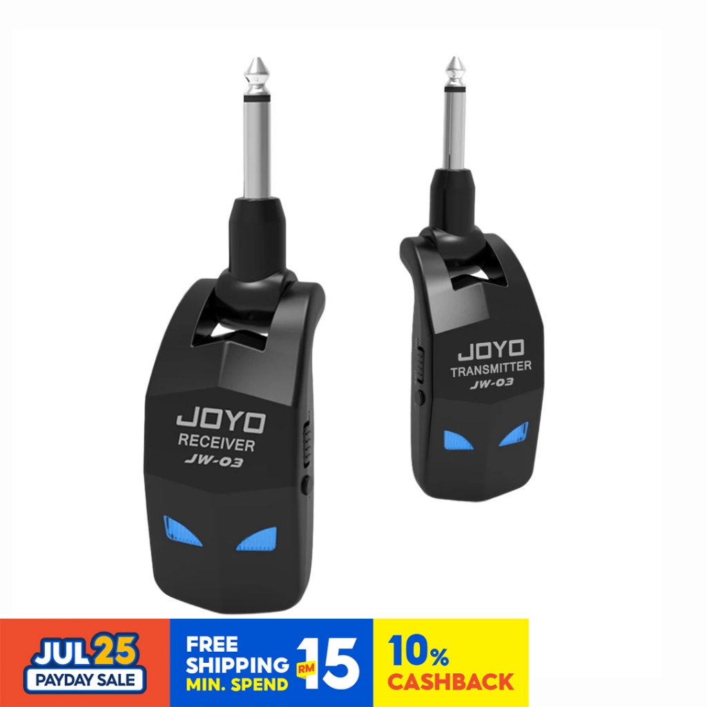 JOYO JW-03 Sistema De Guitarra Inalámbrica 2.4GHz 4 Canales Transmisor ...