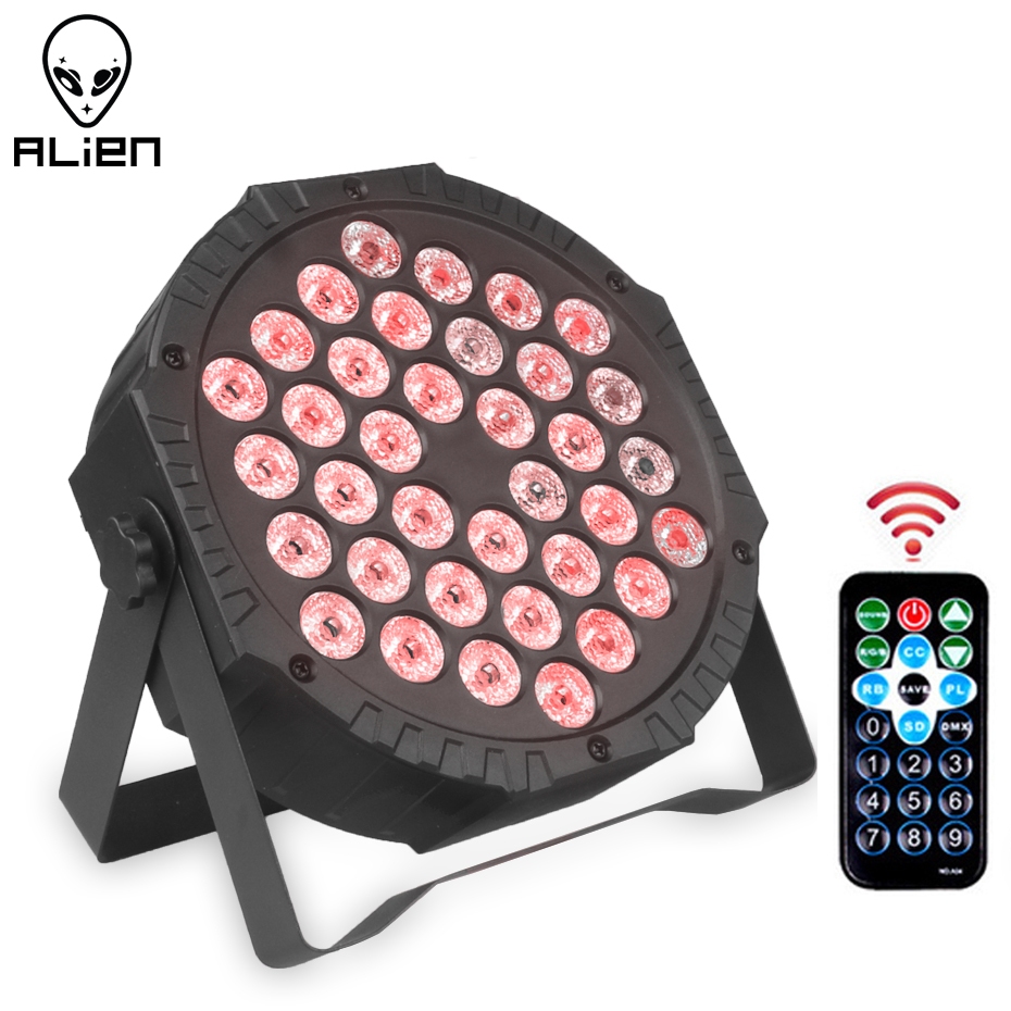 Luces Led A Todo Color Par RGB 36Led De Escenario DJ Sonido Activado ...