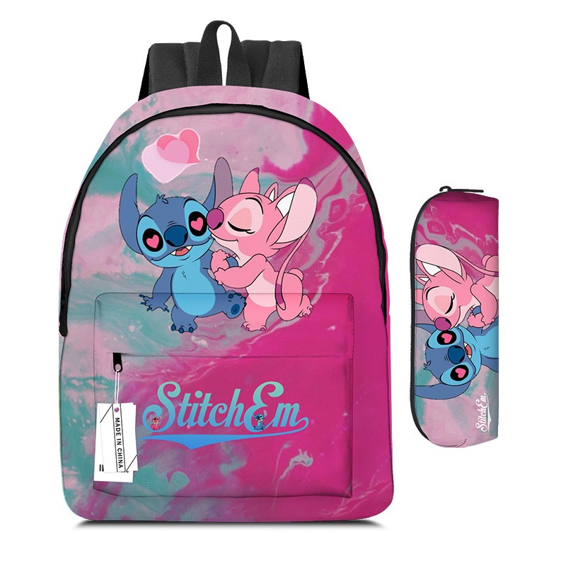 MINISO Disney Stitch Mochila Escolar Estudiantes De Primaria Y ...