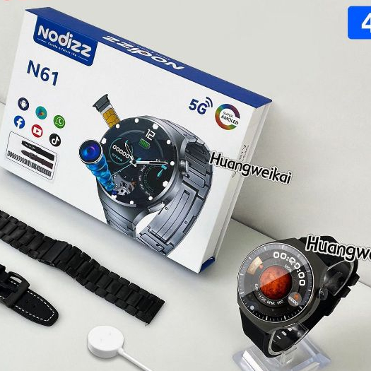 Reloj Inteligente Redondo 2024 N61 4G Tarjeta SIM Completa Netcom ...