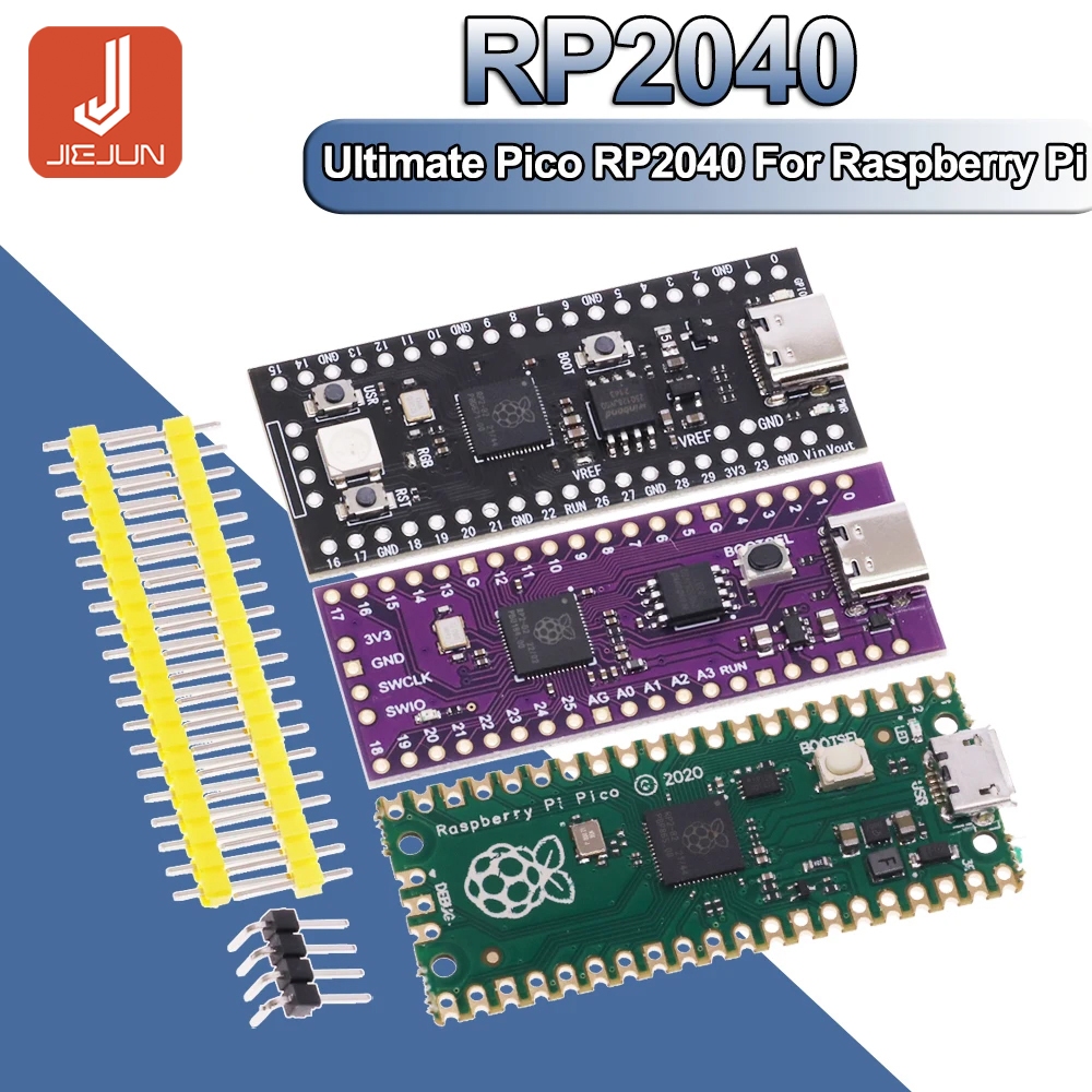 Raspberry Pi Pico Placa De Desarrollo Tipo-C Microcontrolador De Alto Rendimiento 128Mbit 4M ...