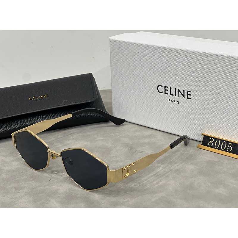 Céline Gafas De Sol De Estilo Clásico , Moda Viaje Clásicas De metal ...