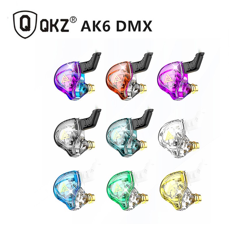 QKZ AK6 DMX In Ear HiFi Auriculares Con Cable De Doble Unidad Con ...