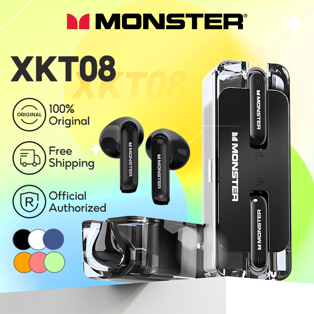 Monster XKT08 TWS Auriculares Bluetooth 5.3 Inalámbricos Estéreo Smart ...