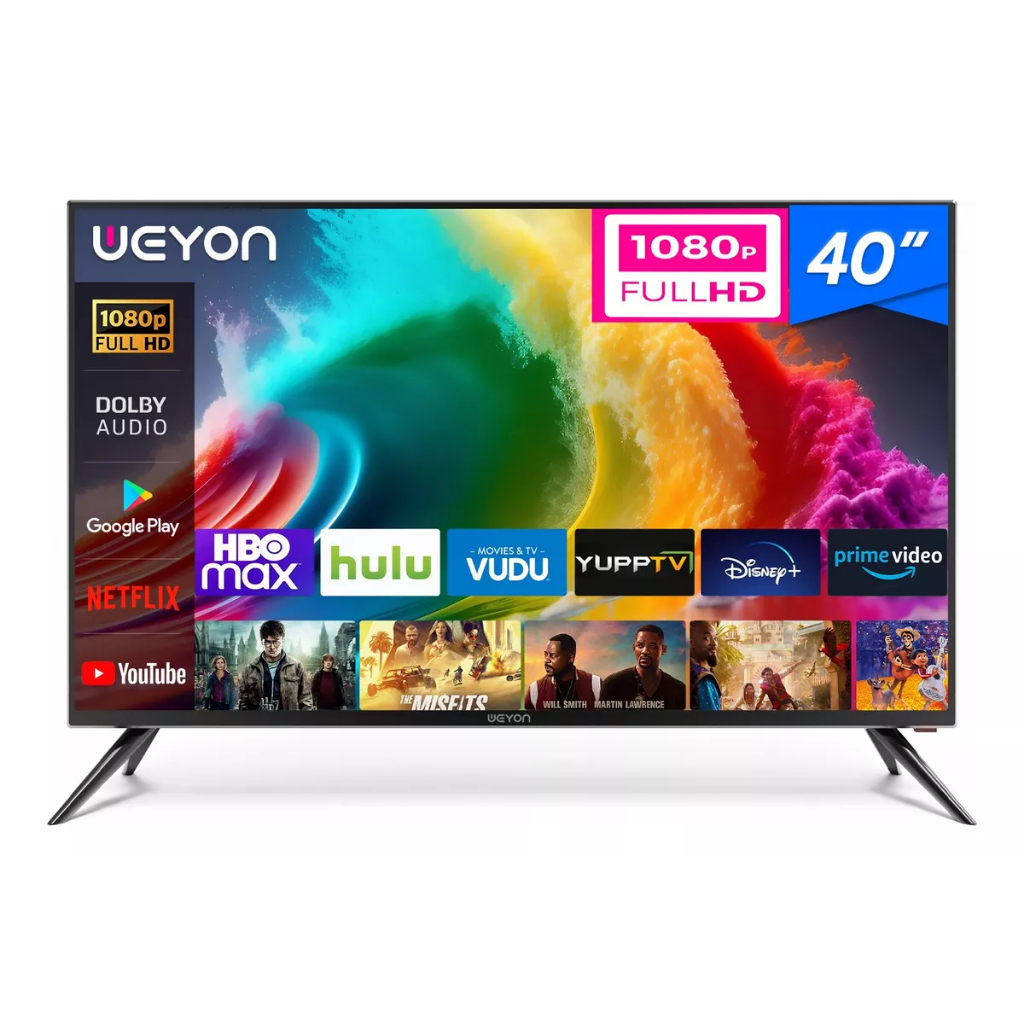 Pantalla Smart Tv Weyon 40 Pulgadas Led Full Hd Android Netflix ...