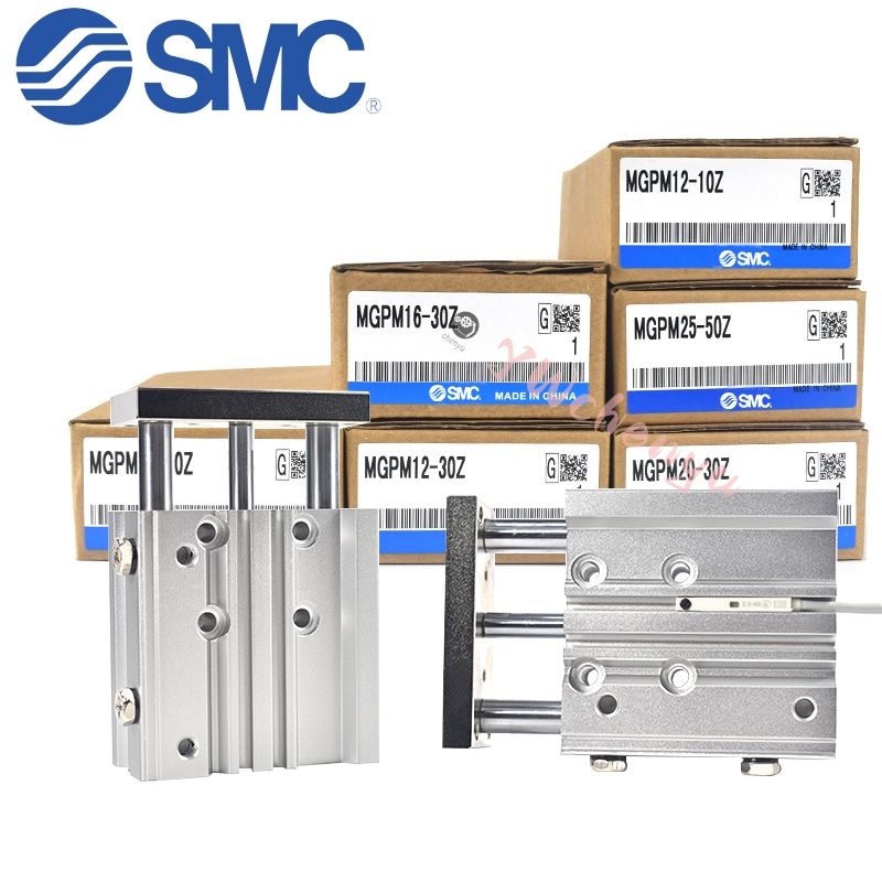 Cilindro Smc De Tres Ejes Mgpm12 Mgpm16 Mgpm20 Mgpm25 Mgpm32-10 20 25 30 40 50 75 100 Z | Shopee ...